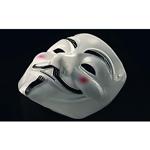 Diximus V for Vendetta Mask Anonymous Guy Fawkes Halloween Mask Hacker Mask (V Mask)