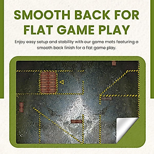 IT'S A SKIN Game Mat - 22 x 30 Inch Tabletop Starter Set - Compatible with Warhammer 40k Kill Team - Battle Mat for Table Top Role Playing Mat - Matte Finish Lays Flat - (Industrial)