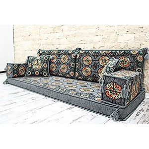 Arabic Majlis Sofa, Arabic Floor Seating, Floor Seating Sofa, Arabic Couches (With STANDARD FOAM)