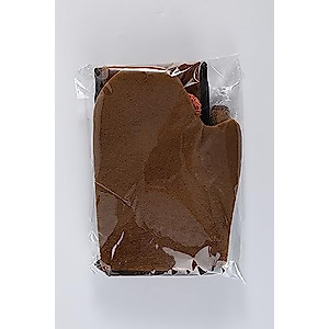 Luxspire 5 Piece Self Tanning Mitt Applicator Kit, Soft Tanner Mitt Set with Exfoliating Glove, Back Lotion Applicator, Face Makeup Brush, Mini Finger Face Self Tanner Mitt for Lotions, Mousses,Creams