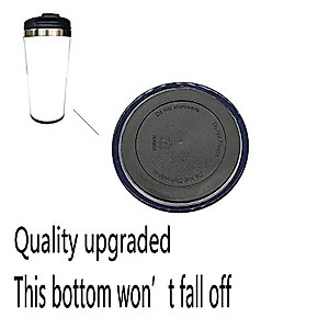 Dachshund Dog with Flower Print Travel Mug, Tumbler With Lids Coffee Cup, Vacuum Insulated Stainless Steel Water Bottle 15 oz