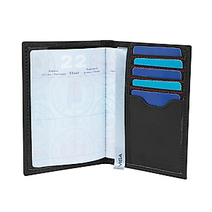 Travelon Safeid Accent Passport Case, Black, One Size
