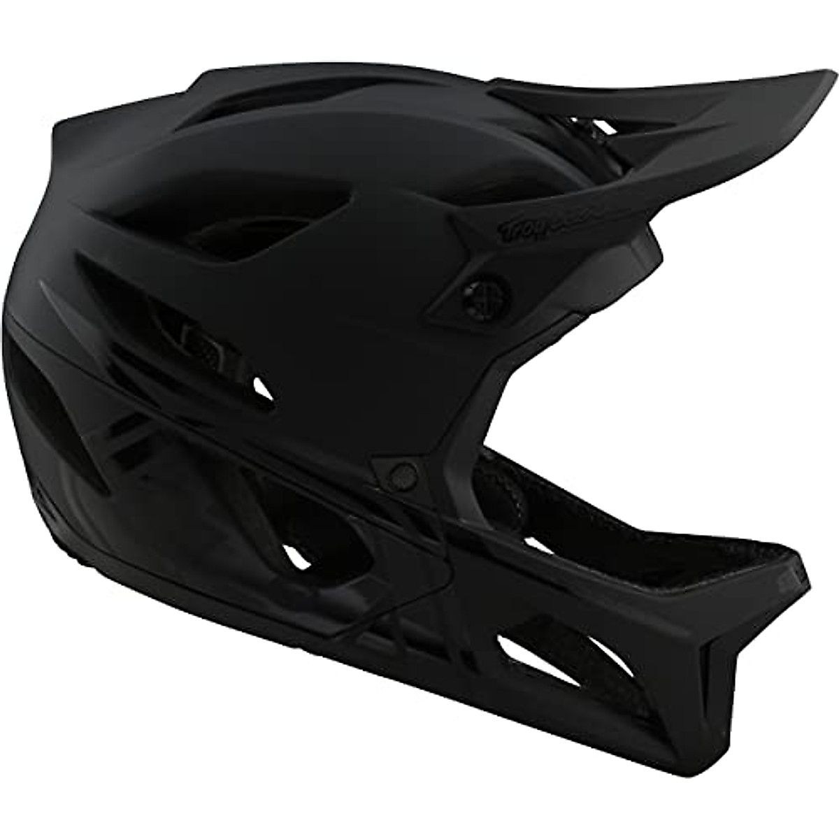 Troy Lee Designs Stage MIPS Stealth Full-Face Mountain Bike Helmet. Max Ventilation Lightweight EPP EPS Racing Downhill DH BMX MTB - Adult Men Women Unisex (Midnight, MD/LG)