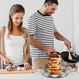 Diamondo Stainless Steel Barbecue Stand Grilling Rack BBQ Tools Vertical Skewer Grill for Garden Camping Barbecue Grilling Rack