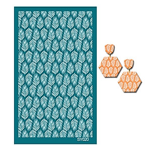 Silk Screen Stencils for Polymer Clay, Reusable Silk Screen Stencils for Printing on Jewelry Clay Earrings Decoration, Geometric Patterns Polymer Clay Silk Screen Stencils for Cup Plate DIY Decor