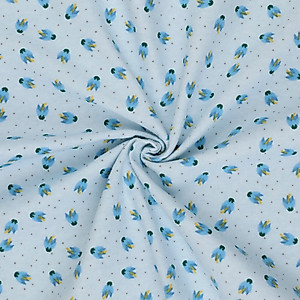 Mook Fabrics Flannel PRT Little Flower, Sage 15 Yard Bolt