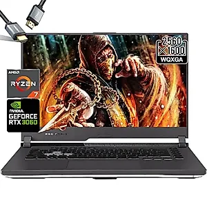 ASUS ROG Strix G15 2023 Gaming Laptop, NVIDIA GeForce RTX 3060, 15.6" 165Hz IPS Display, AMD Ryzen 7 6800H Processor, Backlit Keyboard, Windows 11 Home, with HDMI (16GB RAM | 1TB PCIe SSD)