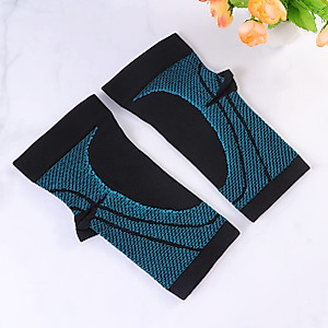 Healifty Socks Plantar Compression Foot Faja for Ankle Support Elastic Socks Lackish Pair