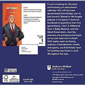 OK, Boomer 2023 Day-to-Day Calendar: 2023 Trivia Calendar