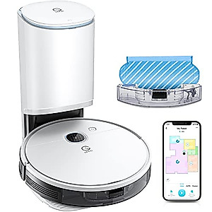 Yeedi vac Station Robot Vacuum and Mop,Self Emptying 3 in1,3000Pa Suction, 200Mins Runtime with Clean Schedule,Smart Mapping and Carpest Detection,Virtual Boundary