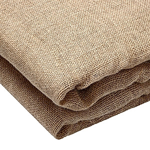 Burlap Roll Natural Burlap Fabric Multipurpose Rustic Fabric Roll for Garden Wedding Table Runners Home Party Decor (63 Inch x 30 Feet)