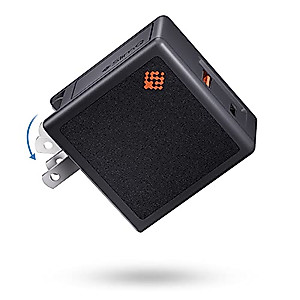 𝐒𝐥𝐢𝐦𝐐 65W,45W Laptop Charger：USB C GAN AC Adapter - Foldable Mini Wall Plug for Lenovo,Dell,Chromebook,iPhone, iPad
