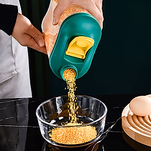 Prime Food Storage Container with Lids and Pour Spout BPA Free Airtight Storage for Kitchen and Pantry Portable Organizer for Spaghetti Sugar Rice Cooker Pasta Cereal Spices Dry Goods