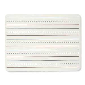 Charles Leonard Dry Erase Board Classroom Pack - Mini Lapboard School Supplies – Set of 12 One-Sided Lined Dry Erasable White Boards, 9x12 Inches (35115)