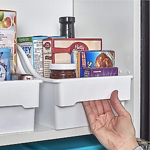 Buddeez Large Pantry Bins, White