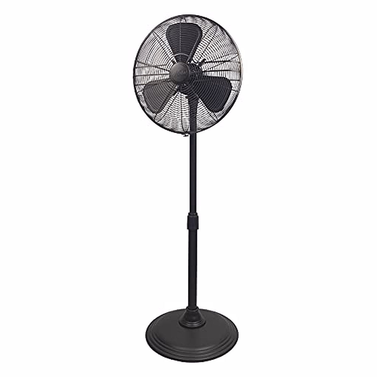 Hunter 90444z Adjustable 3 Speed Retro Pedestal Stand Floor Fan, 80 Degree Oscillation, 16", Oil-Rubbed Bronze