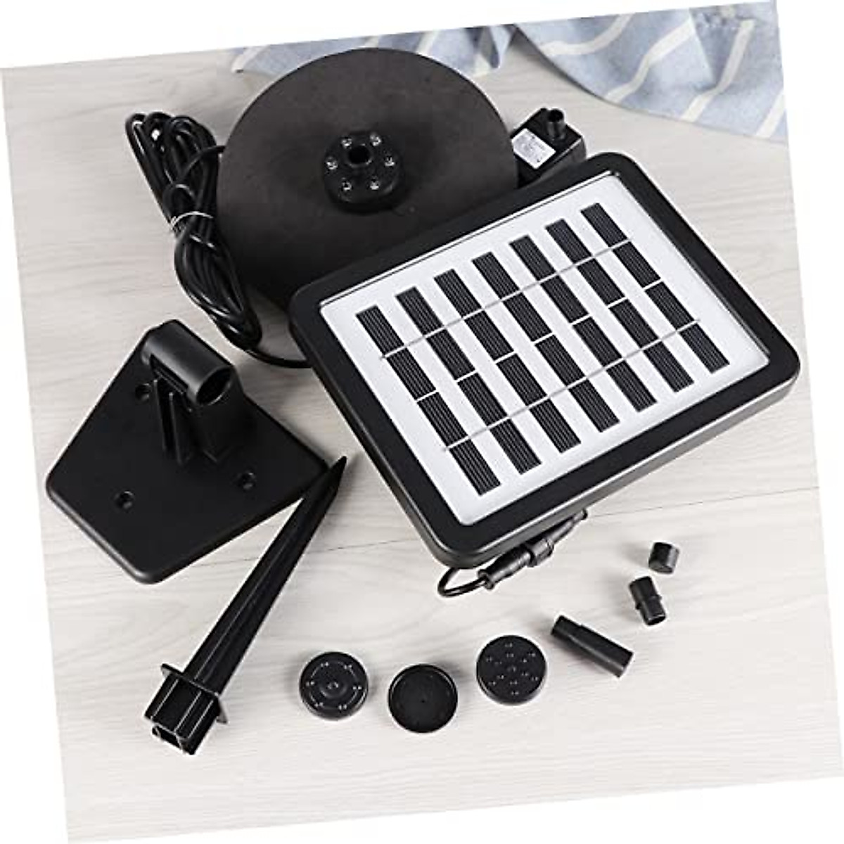 YARNOW Garden Submersible Bath Spout Pond Bird Pool Fountains Decoration Watering Aquarium Powdered Tank Fountain Patio Pump for Water Floating Fish Solar Outdoor Aerator Small Fountain Pump