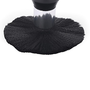 Taotiieout 1PCS Barber Brush Neck Duster,Shaving Brush Neck Duster Portable Facial Cleaning Brush Self Standing Shaving Brush