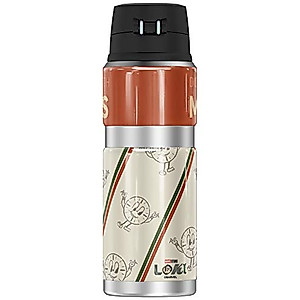 Marvel Loki Miss Minutes THERMOS STAINLESS KING Stainless Steel Drink Bottle, Vacuum insulated & Double Wall, 24oz