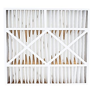 Filterbuy 20x25x5 Air Filter MERV 13 Optimal Defense (4-Pack), Pleated HVAC AC Furnace Air Filters for Amana, Coleman, Gibson, Goodman, York, and More (Actual Size: 20.18 x 25.31 x 5.25 Inches)