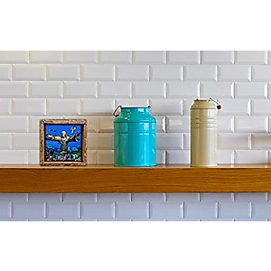 Christ of The Abyss | in Key Largo Florida Underwater Photo Print on a 4.25 x 4.25 Glossy Ceramic Tile Framed in Lobster Trap Frame