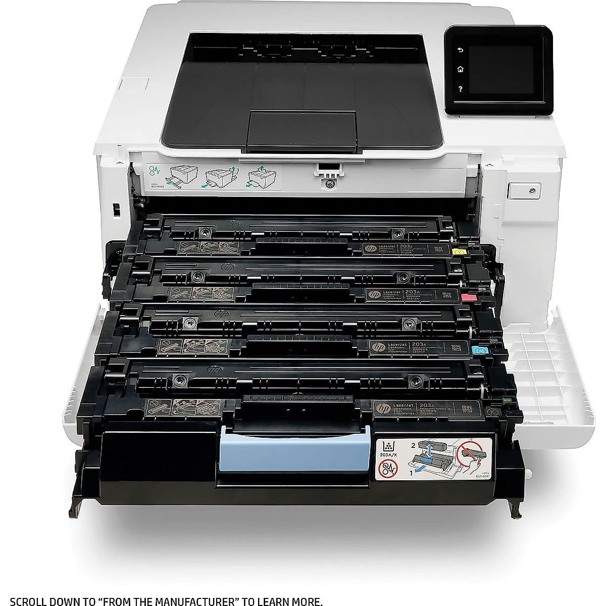 HP LaserJet Pro M254dw Wireless Color Laser Printer, Works with Alexa (T6B60A)