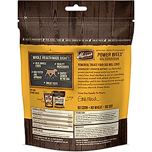 Merrick Power Bites Natural Grain Free Gluten Free Soft & Chewy Chews Dog Treats