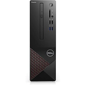 Dell Vostro 3000 Small Form Factor Business Desktop, Intel Quad-Core i3-10100 (up to 4.3 GHz), 16GB Memory, 1TB SSD, DVD-RW, WiFi, HDMI, VGA, Win10 Pro, Black