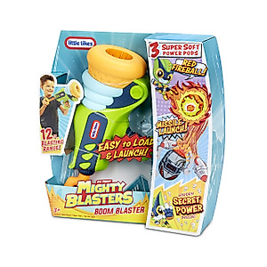 Little Tikes Mighty Blasters - Boom Blaster Toy Blaster with 3 Soft Power Pods for Boys and Kids