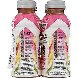 BODYARMOR LYTE Sports Drink Low-Calorie Sports Beverage, Strawberry Lemonade, Natural Flavors With Vitamins, Potassium-Packed Electrolytes, No Preservatives, Perfect For Athletes, 12 Fl Oz (Pack of 8)