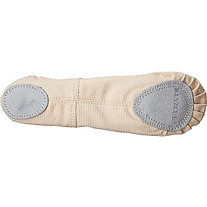 Danzcue Ballet Slipper Women's Canvas Split Sole Ballet Shoes, Ballet Pink, 9 M