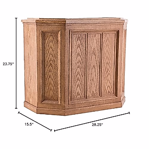 AIRCARE 696 400HB Digital Whole-House Console-Style Evaporative Humidifier, Light Oak