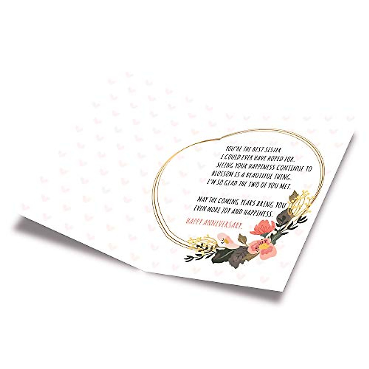 Prime Greetings Anniversary Card Sister and Brother In Law