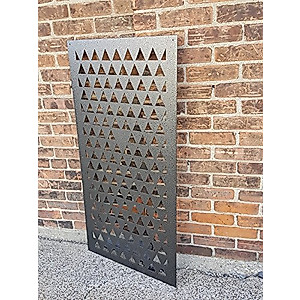 Triangle1US - Privacy Screen Metal Garden Fence Decor Art