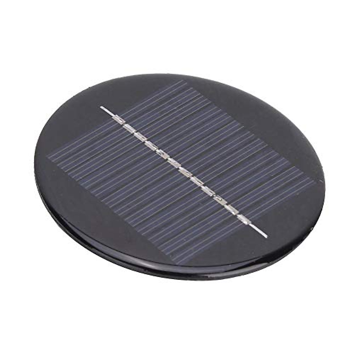 Bnineteenteam 4PCS Solar Panel,6V Round Portable Stable Efficient Polycrystalline Silicon Solar Cell Panel 80MM Diameter Small Size and Lightweight Other Climbing Camping Supplies