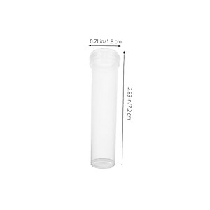 COHEALI 600 pcs Tube Florist Supplies Single Rose Sleeve Water vials for Flowers Flower Holder Flower Arrangements Vial hydroponic Flower stem Water Glass vases Small Rack Bracket 100pcs