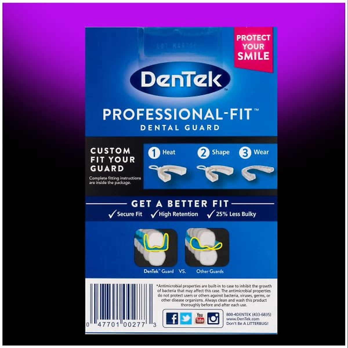 DenTek Professional Fit Dental Guard | Maximum Protection | 1-Pack