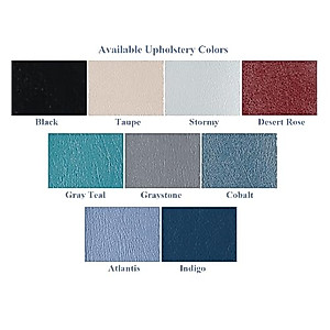 AmeriCan Goods Professional Rimostool Deluxe Sleek Saddle Series Dental Rolling Saddle Seat Cusion Chair for Doctor's Office (Cobalt)