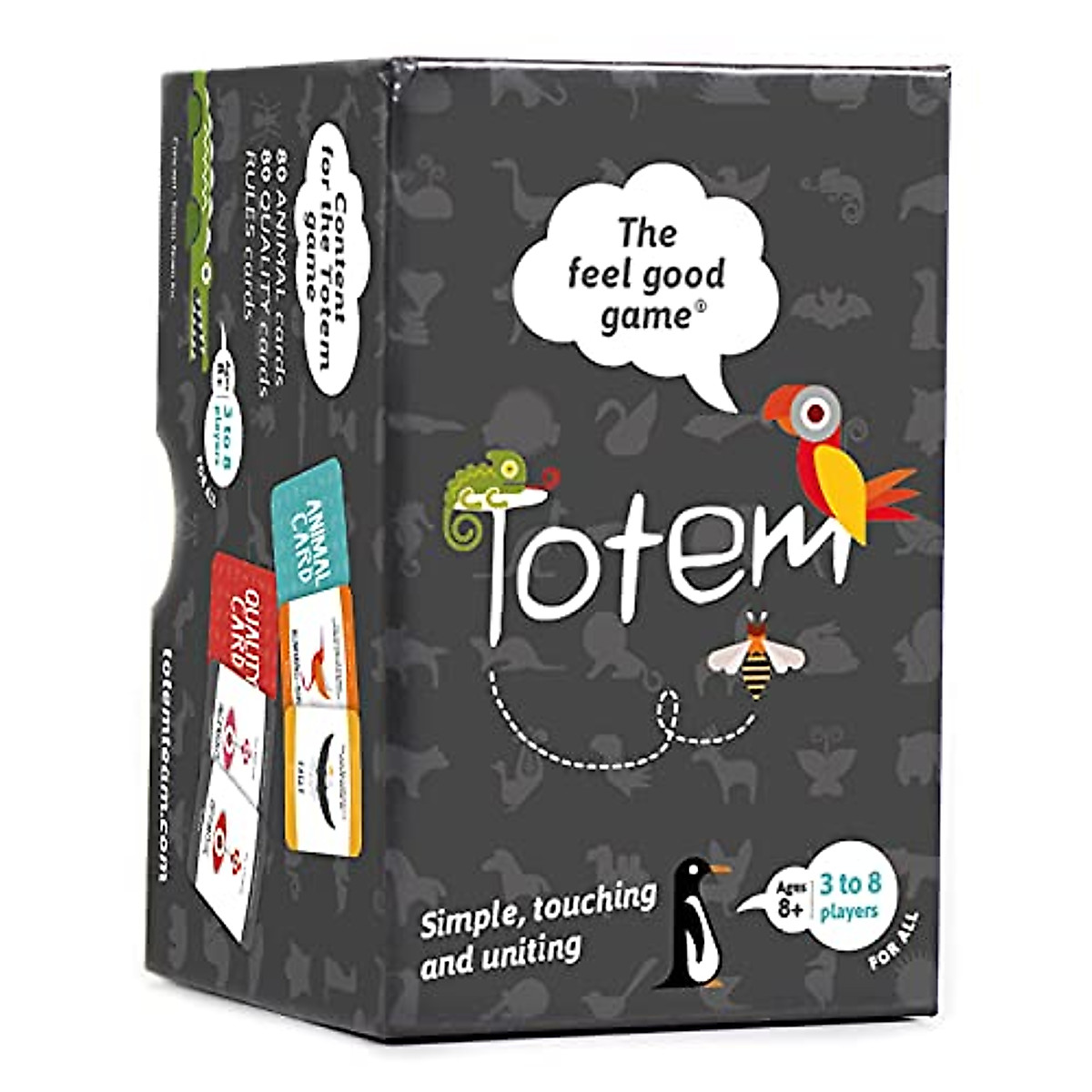 Totem: Self-Esteem & Family Bonding Game Ages 8+ - Therapy Games for Kids, Teens, Adults, Counselors - Team Building Games for Work - Group Therapy Conversation Cards for Mental Health