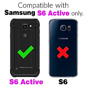 FDCWTSH Compatible with Samsung Galaxy S6 Active Wallet Case and Wrist Strap Lanyard Leather Flip Card Holder Stand Cell Accessories Phone Cover for Glaxay S6Active 6s S 6 6Active G890A Rose Gold