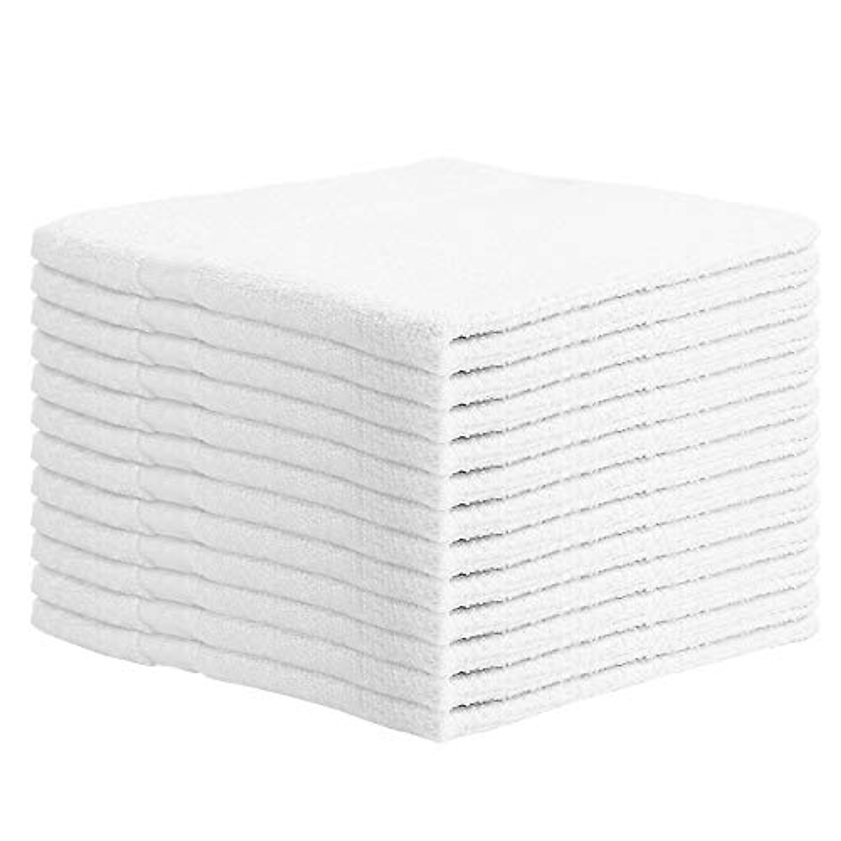 JMR 12 Pack Cotton Bath Towels 20x40-Hotel Multi-Purpose Towels for Commercial and Home Use-Soft, Lightweight, Absorbent, and Quick Drying Bath Towels for Pool, Gym, or Spa (White,20x40-12 Pcs)