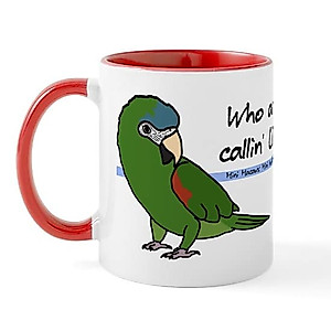 CafePress Little_Hahnsmacaw_Bev Mug Ceramic Coffee Mug, Tea Cup 11 oz