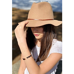 JoycuFF Breast Cancer Gifts for Women Inspirational Bracelets Cancer Survivor Jewelry for Patient Fighter Engraved She Doesn't Fight Alone