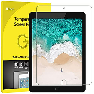 JETech Screen Protector for iPad Pro 10.5-Inch and iPad Air 3 (10.5 Inch 2019 Model), 9H Tempered Glass Film, HD Clear, 1-Pack