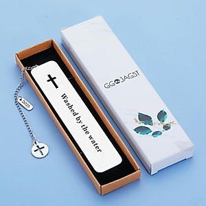 Baptism Gifts for Girl Boys Bookmark Gift for First Communion Christening Gifts for Goddaughter Godson Godchild Baby Girl Adult Baptism Gifts for Women Men Friends Catholic Gifts Religious Bookmarks