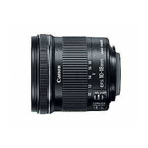 Canon EF-S 10-18mm f/4.5-5.6 is STM Lens, Lens Only