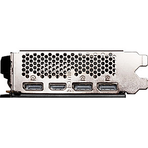 MSI Gaming GeForce RTX 4060 8GB GDRR6 Extreme Clock: 2505 MHz 128-Bit HDMI/DP Nvlink TORX Fan 4.0 Ada Lovelace Architecture Graphics Card (RTX 4060 Ventus 2X Black 8G OC)