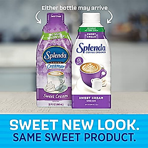 SPLENDA Sugar Free Sweet Cream Coffee Creamer, 32 Fl Oz