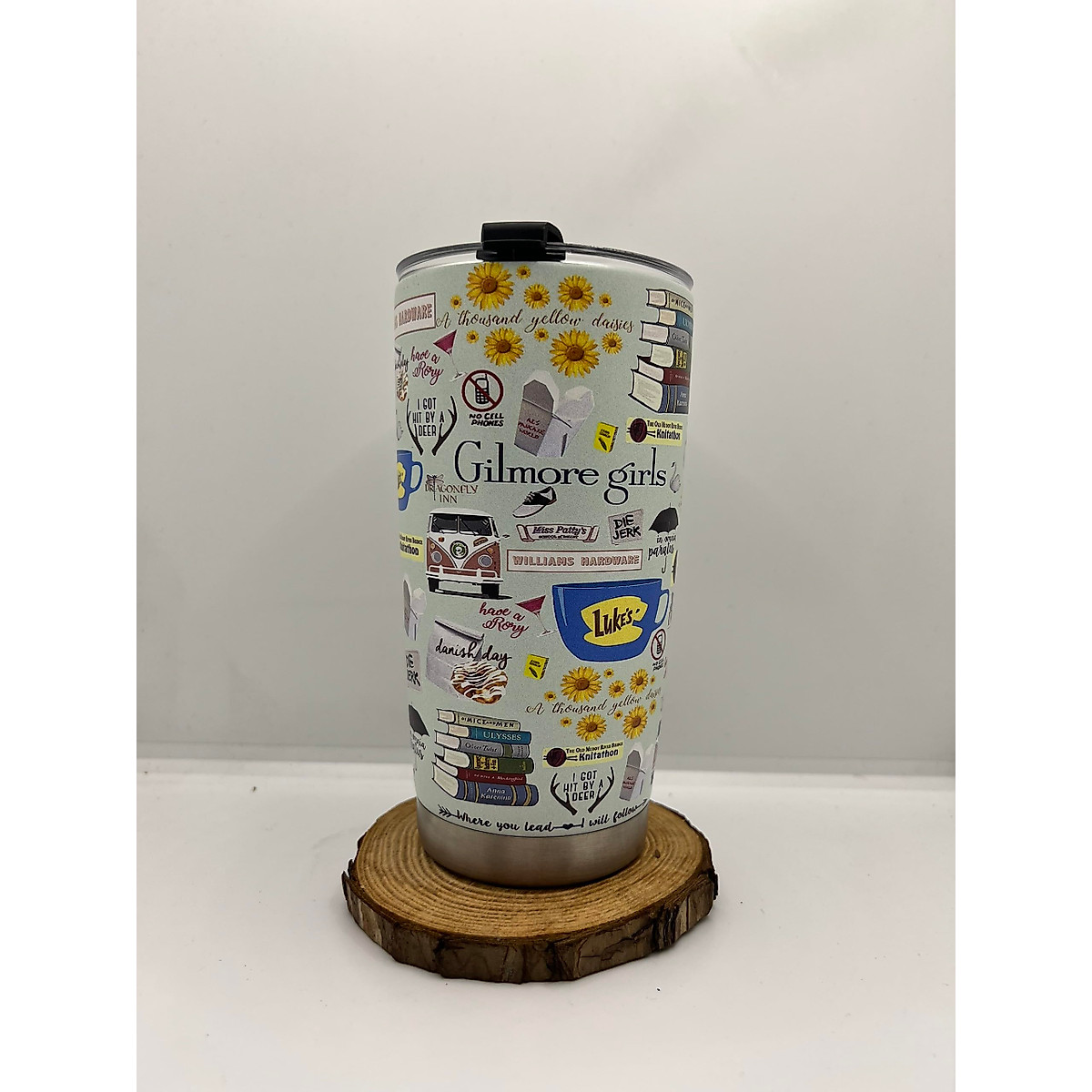 Gilmore Girls Stainless Steel Vacuum Insulated Tumbler 20oz With Lid Sporty Travel Coffee Tumbler, Sporty Travel Beverage Drinkware