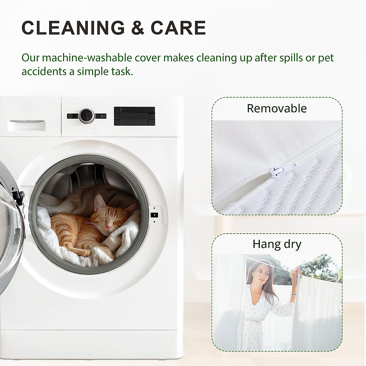 Emerspring 10" King Cooling Gel Memory Foam Mattress with Removable Washable Cover, Medium, Bed in a Box, CertiPUR-US Certified, Made in USA, Apartment Essential